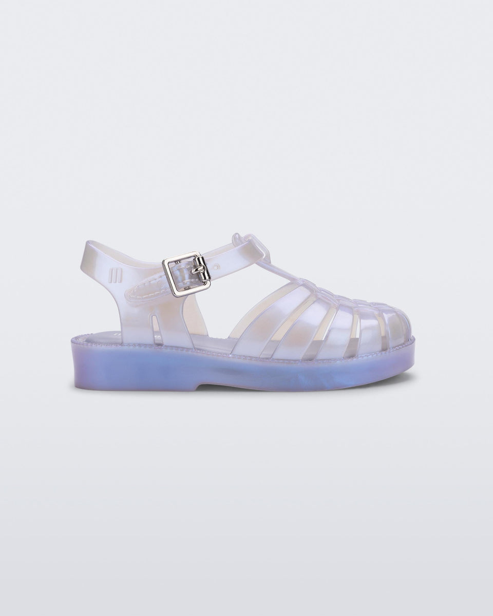 Possession Sandal in Pearly Blue for Babies & Mini Melissa Shoes IT